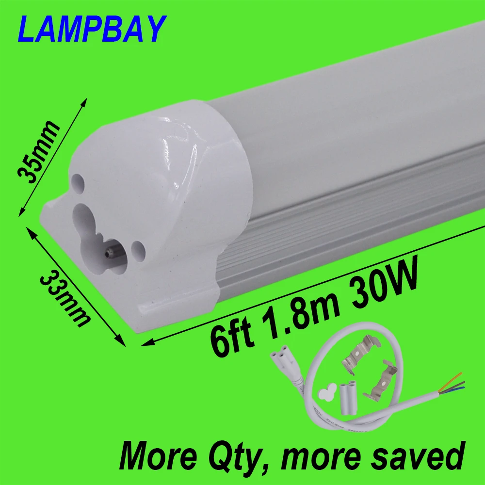 LED-Tube-Light-6ft-178cm-30W-3400LM-70-T8-Integrated-Bulb-Fixture-1-8m ...