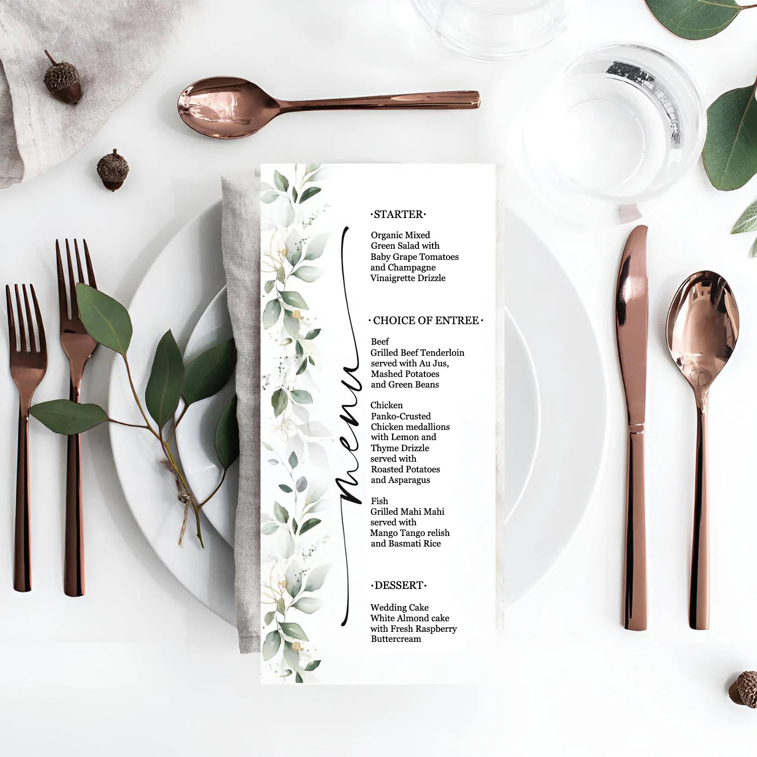 5-20-100pcs-Personalized-Wedding-Menu-Cards-Customizable-Wedding-Menu ...