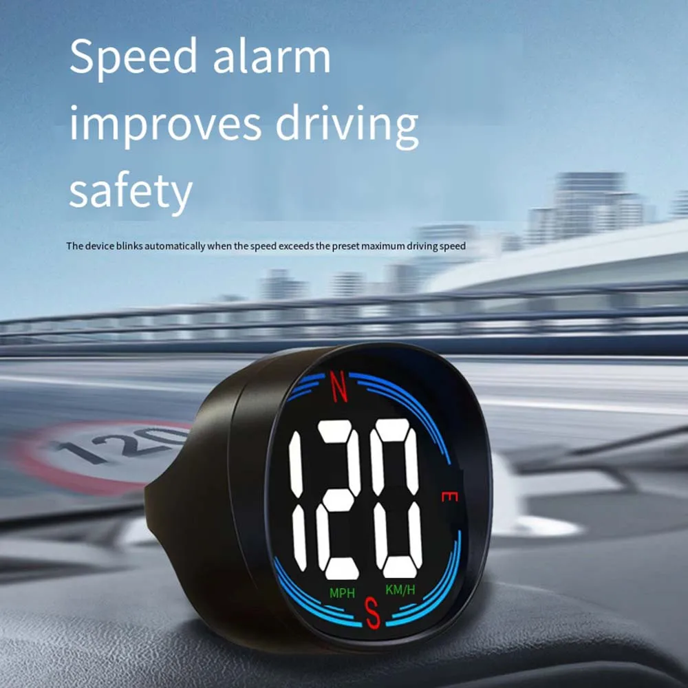 Car-Digital-Speedometer-HUD-Head-up-Display-GPS-Eletronicos-Speed ...