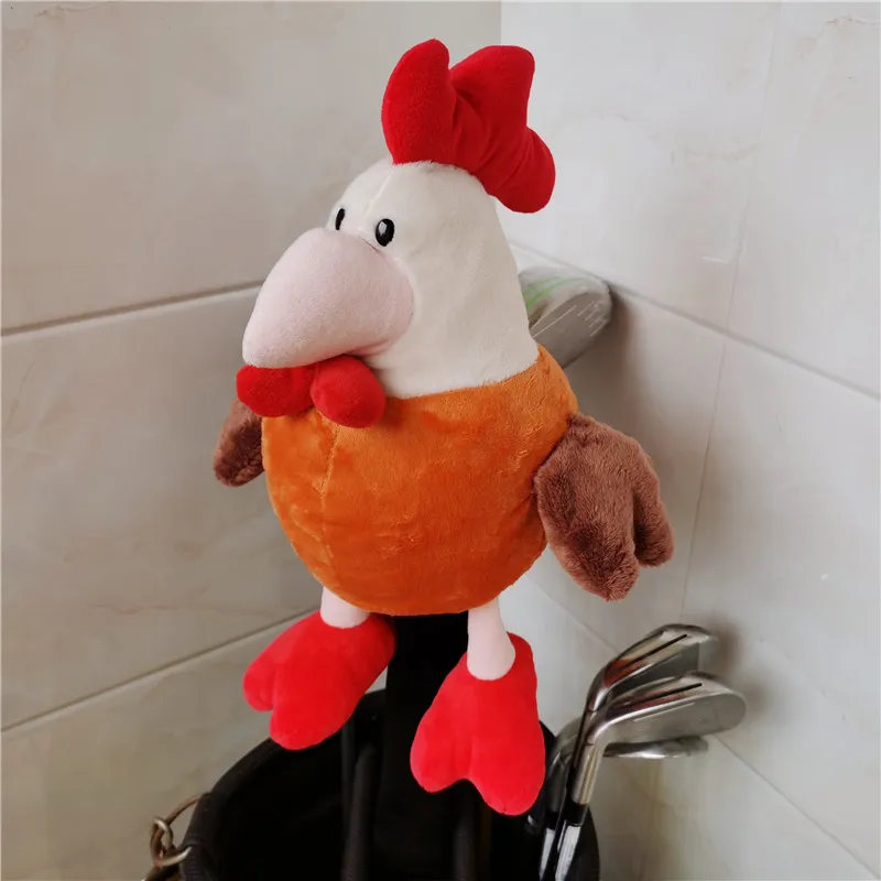 The-cock-driver-head-cover-golf-club-460cc-wood-headcover-plush-rooster ...