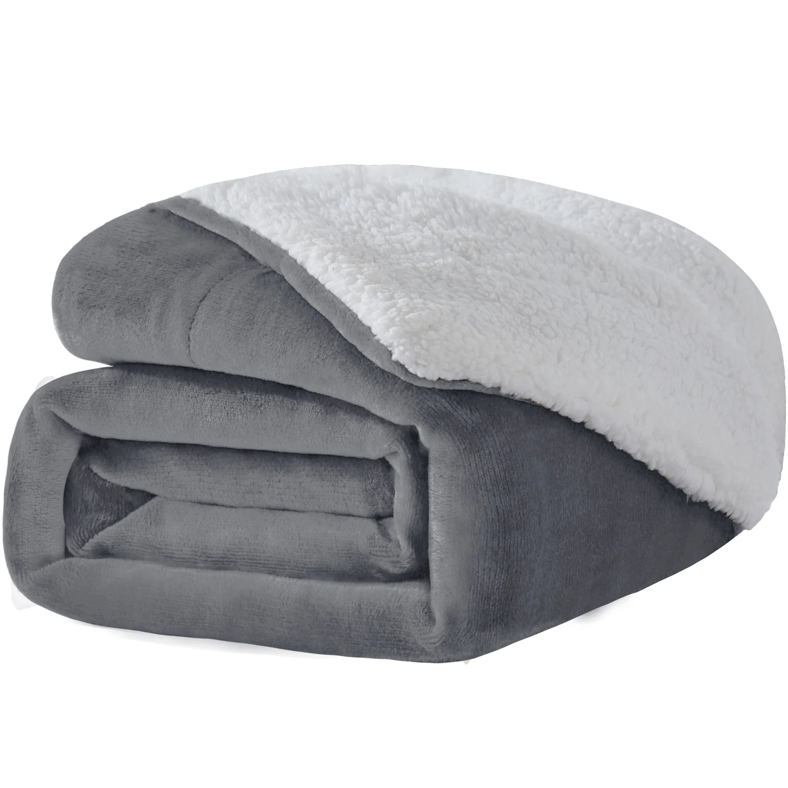 Wavve Mantas de cama invierno, Sherpa Franela Reversible 480 gr/m² para ...