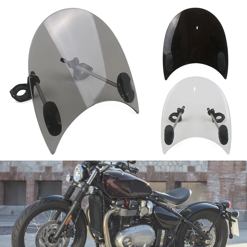 Motorcycle Accessories Windshield Windproof WindScreen Deflector For ...
