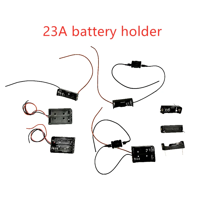 12V-23A-Battery-Holder-with-WireLead-Rechargeable-Battery-Case-Storage ...