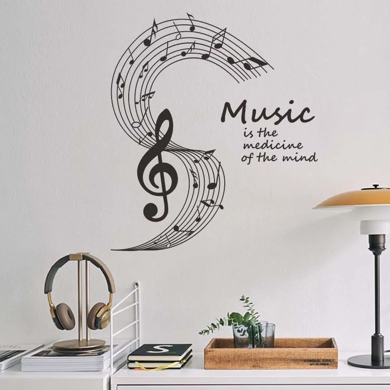 Art-Music-Symbol-Wall-Sticker-Bedroom-Entrance-Music-Classroom ...