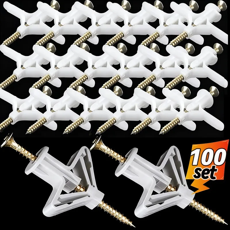 Drywall Expansion Screws Tube Plasterboard Airplane Expansion Plug ...