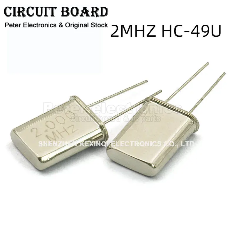 5PCS-Crystal-Oscillator-2M-DIP-2Pin-2MHZ-HC-49U-Quartz-Crystal-Passive ...