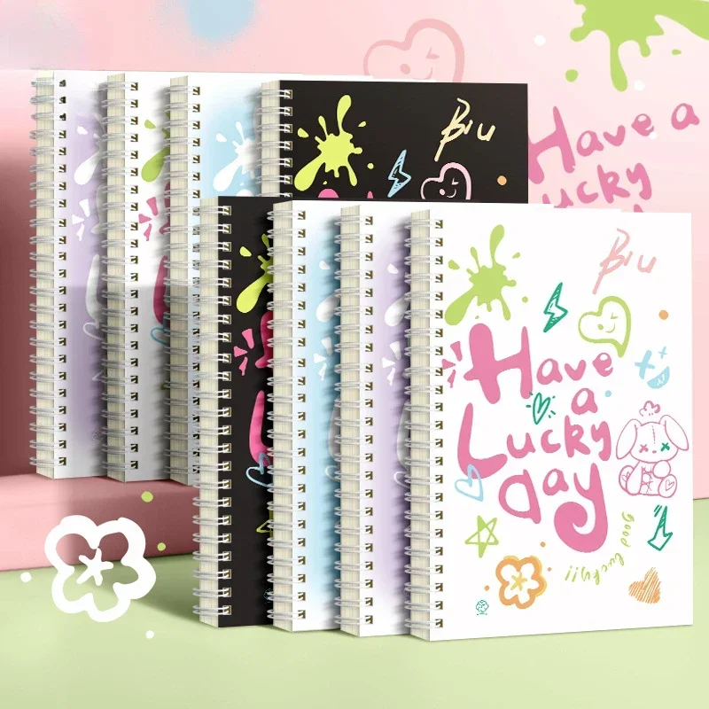 A5 Coil Notebook Graffiti Nice big Notebook Cute Coil Notebook Student ...