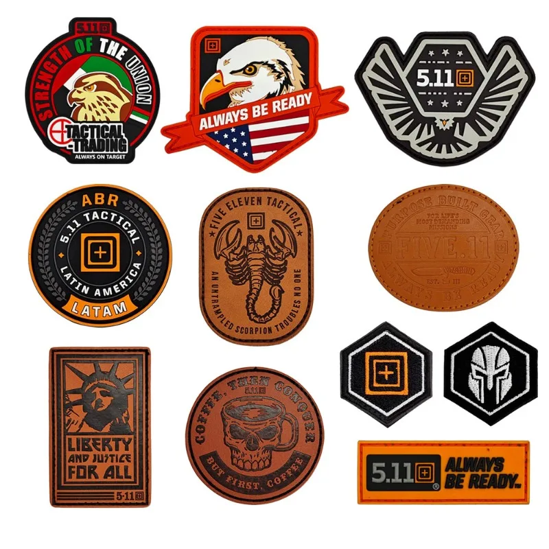 3D Tactical Military Patches PVC Fitness Armband Vests Hats Badges Soft ...
