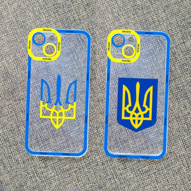 Ukraine Flag Badge Pattern Phone Case Iphone | Case Flag Ukraine Iphone ...