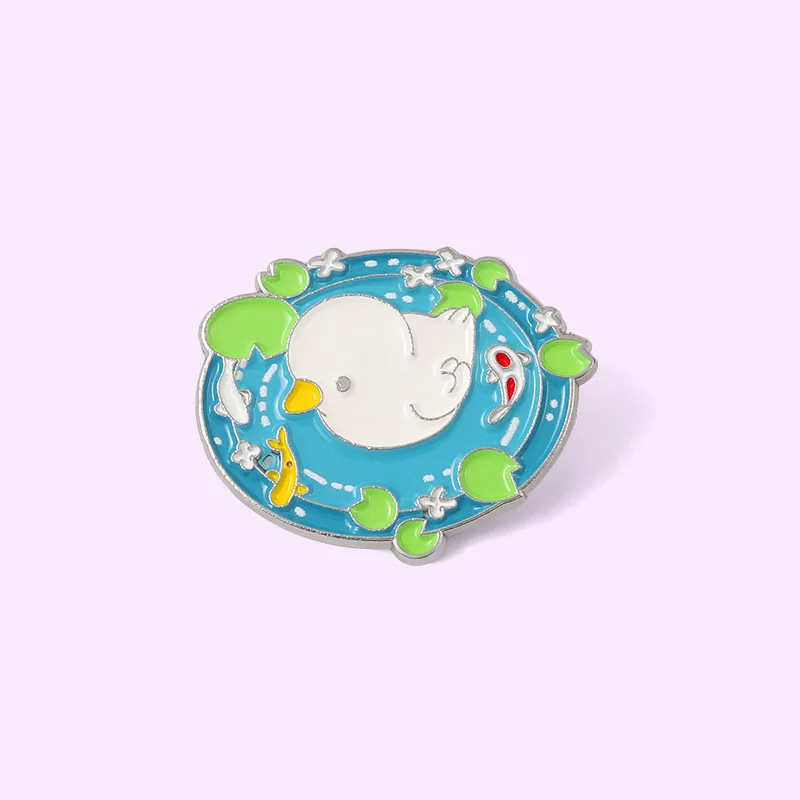 Duck Enamel Pin | Duck Metal Badge Pin | Badge Duck Enamel | Badge ...
