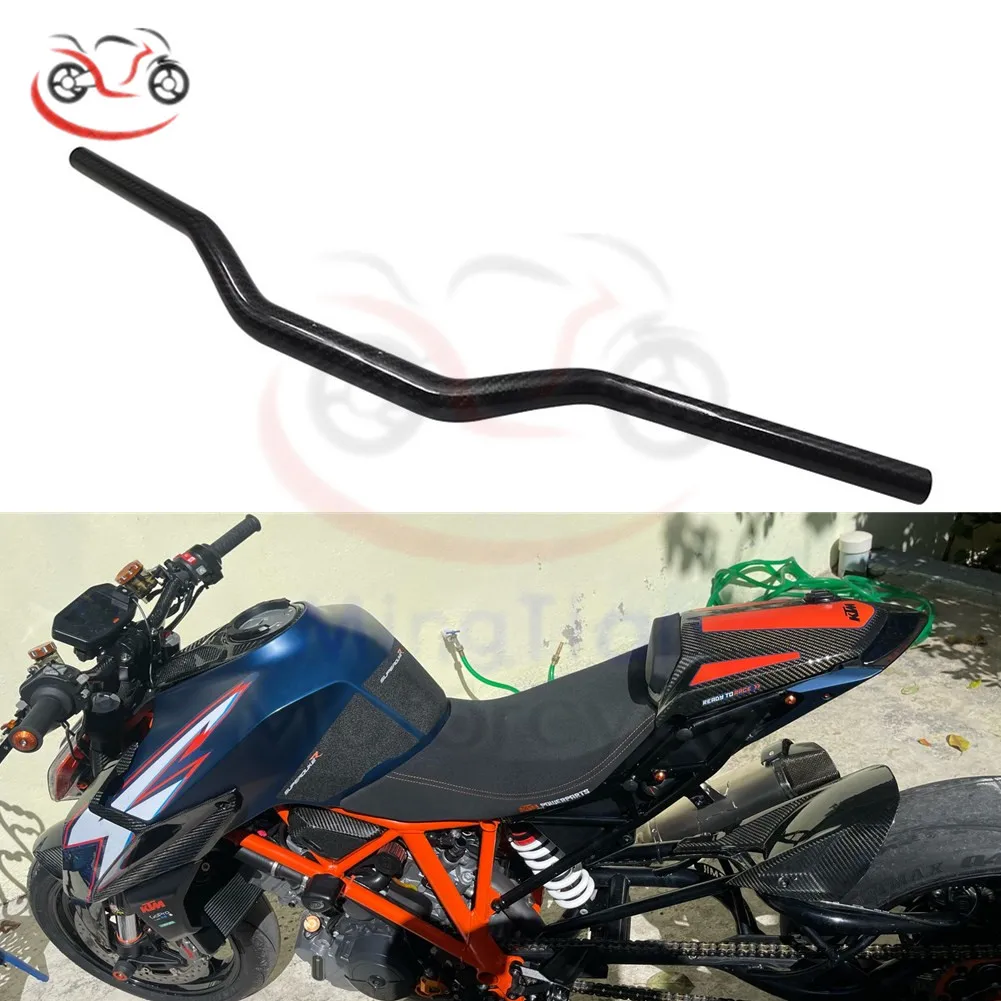 Carbon-Fiber-Fat-Bar-Handle-Tubes-22MM-28MM-Drag-Handlebar-for-KTM ...