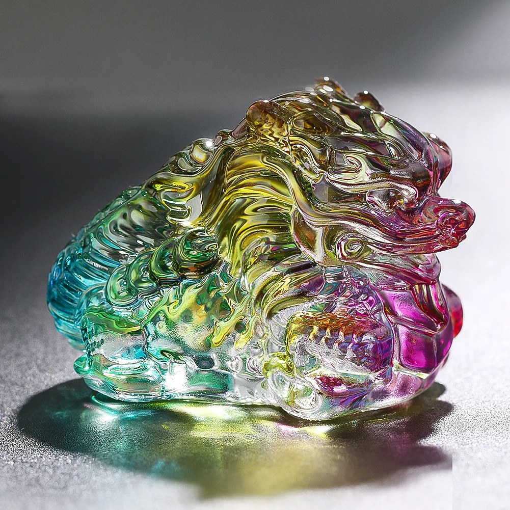 Crystal-Dragon-Figurine-Miniature-Feng-Shui-Chinese-Zodiac-Mythical ...