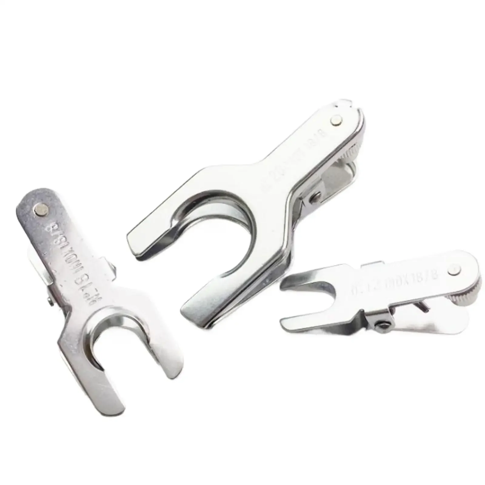 12-18-29-35-40Joint-Stainless-Steel-Lab-Clamp-Pinch-Clip-Glass-Ball ...