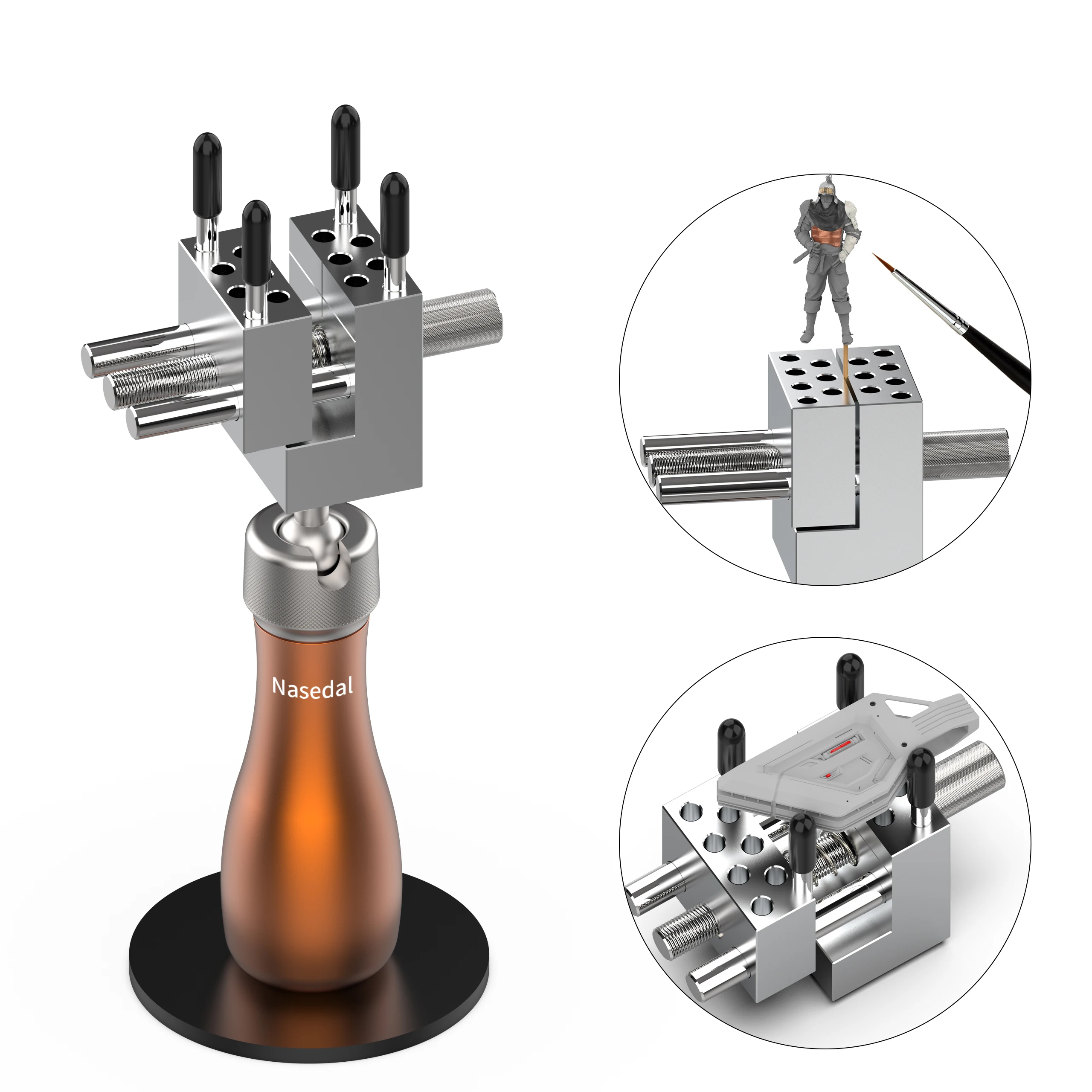 Nasedal Handheld Mini Vise Portable Workstation 2in1 Clamp Tool for ...