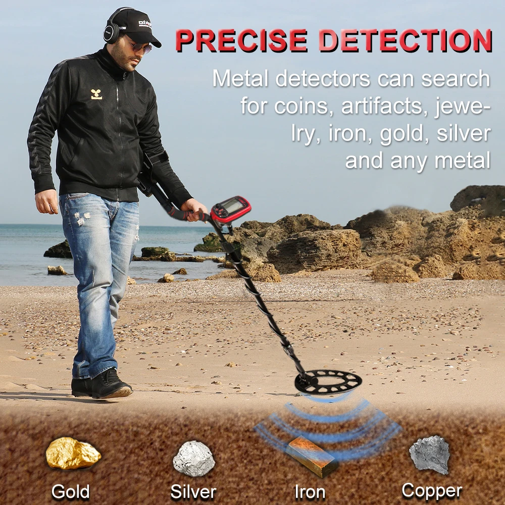 Detector de metais profissional do ouro do pinpointer do ouro tx850p ...