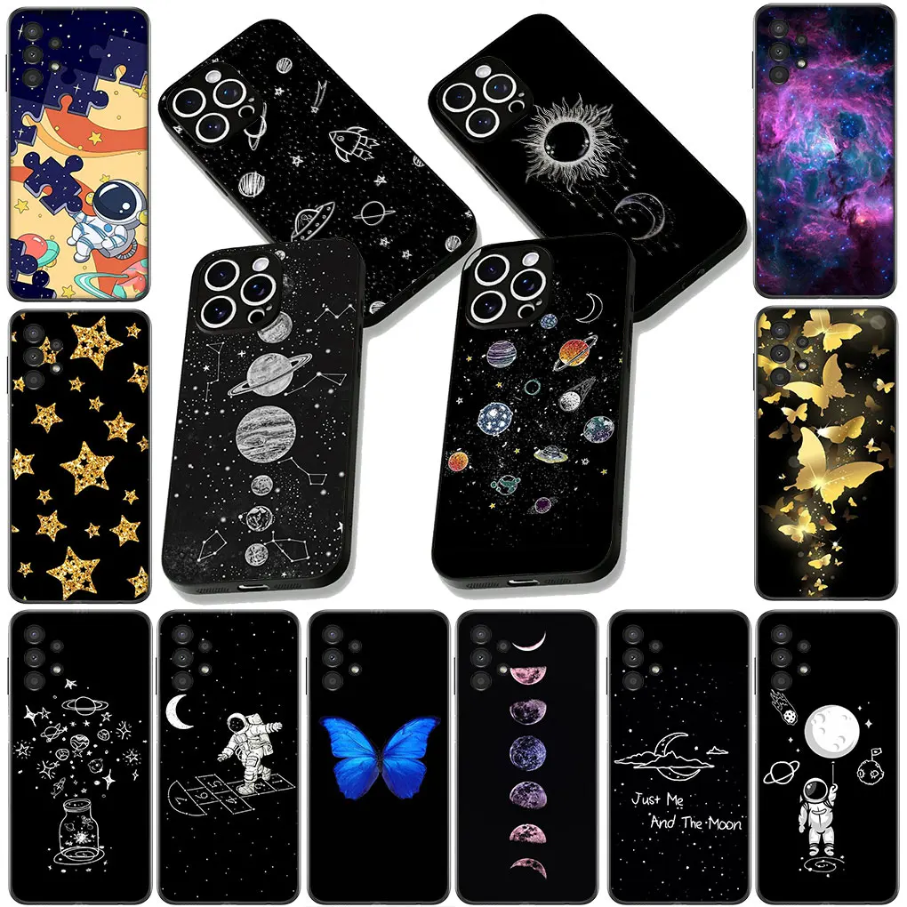 Moon Universe Galaxy Stars Sky Casing Phone Cover for Xiaomi Redmi 15 ...