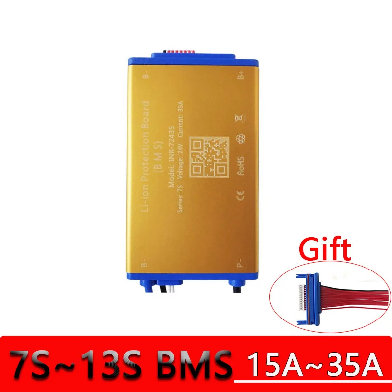 18650-Lithium-Battery-BMS-7-13S-36V-48V-Protection-Board-Battery ...