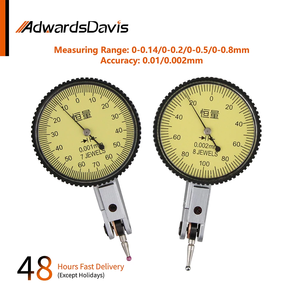 Leverage Indicator Dial Gauge 0-0.2mm Leverage Dial Indicator 0-0.8mm ...