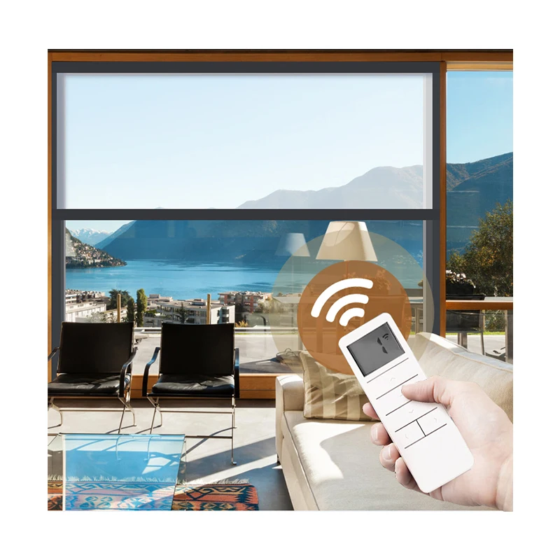 Electric-wind-proof-rolling-shutter-outdoor-scenery-transparent ...