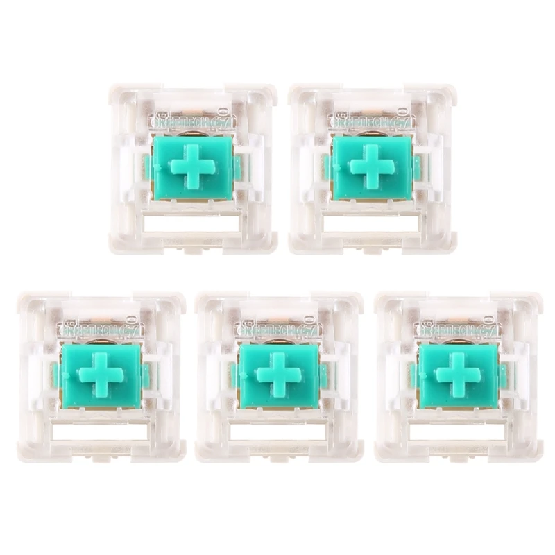 5Pcs Greetech Green Switches Axis for Razer Gaming Mechanical Keyboard ...