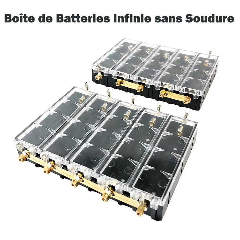 Bo-te-de-Batterie-Lithium-18650-sans-Soudure-Kit-d-Assemblage-DIY ...