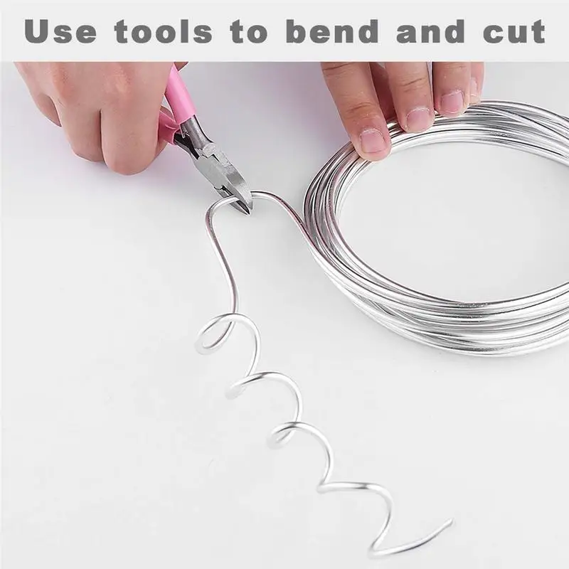 20/10 Meters Aluminum Wire Bendable Metal Craft Wire for DIY Earrings ...