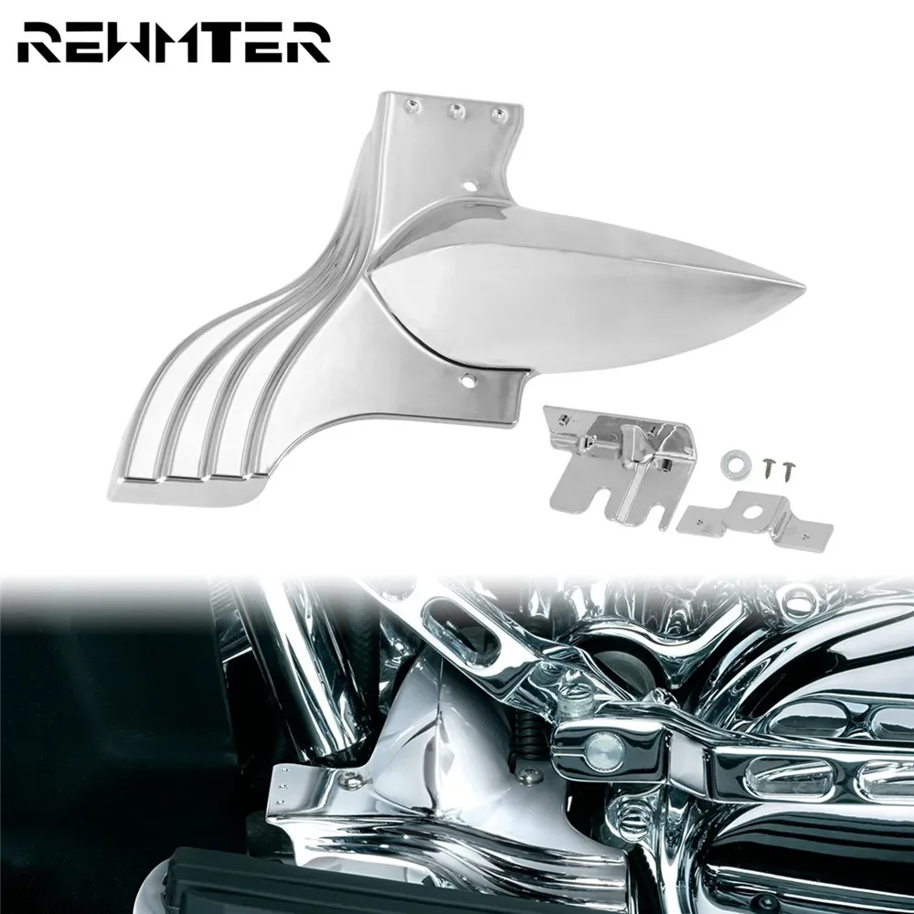 Motorcycle-Chrome-Lower-Front-Frame-Cover-Plastic-For-Harley-Touring ...