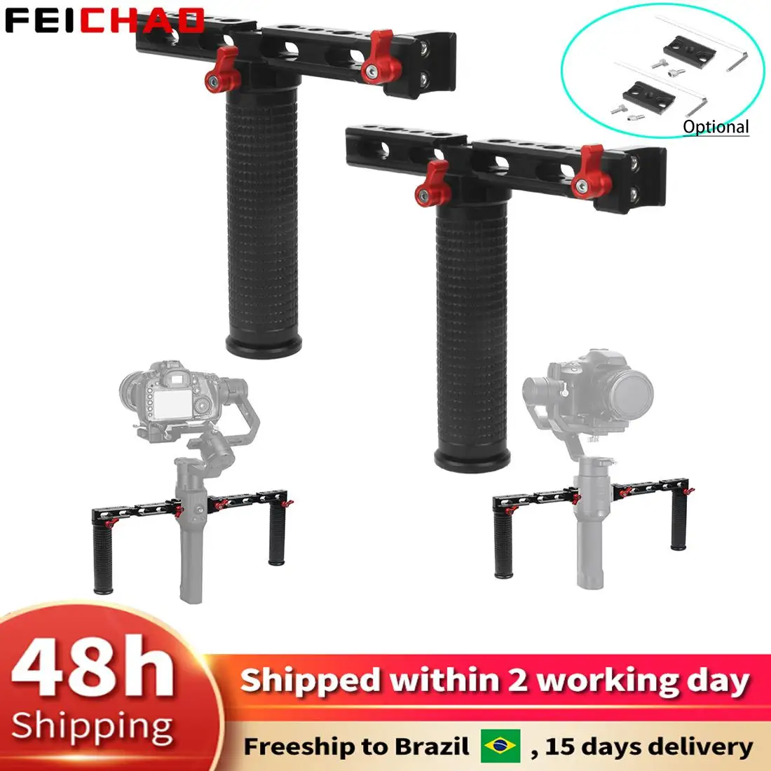 RS2-RSC2-Gimbal-Extension-Dual-Handle-Grip-Side-Handgrip-Quick-Release ...