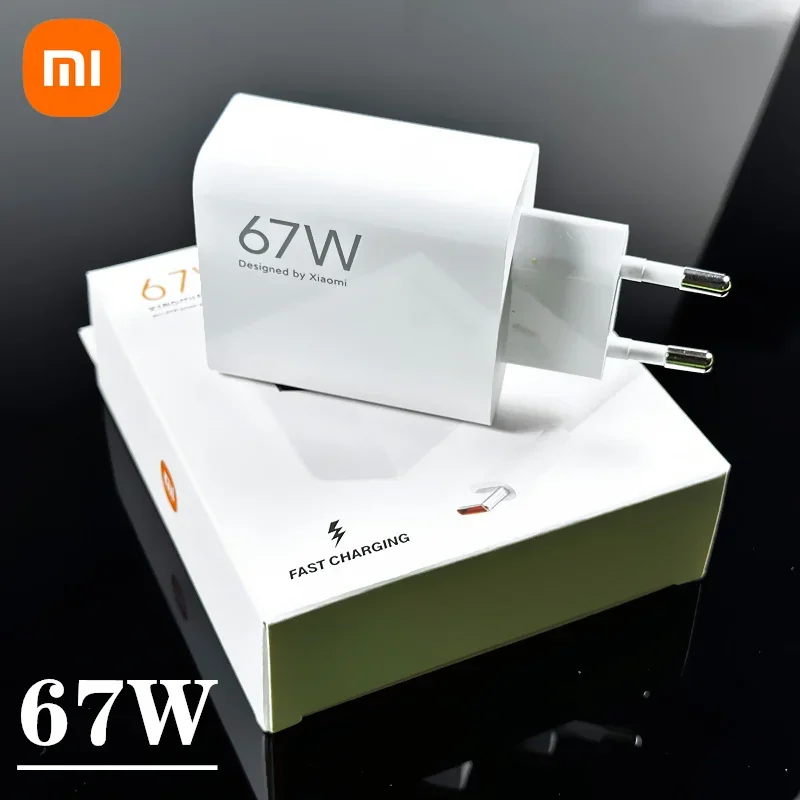 Original Xiaomi Charger 67W Turbo Fast Charge Adapter 6A Usb Type C ...