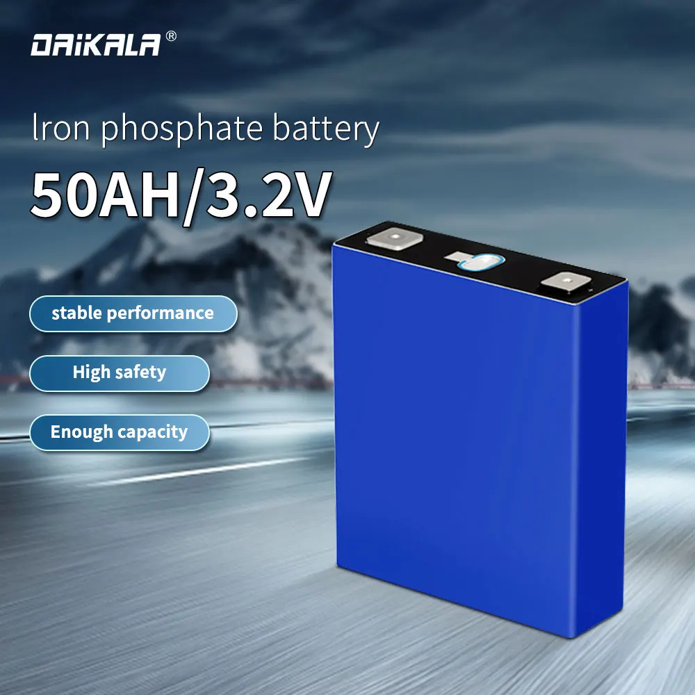 1-8pcs-3-2V-50Ah-52Ah-Lifepo4-Rechargeable-Batteries-Original-Cell-For ...
