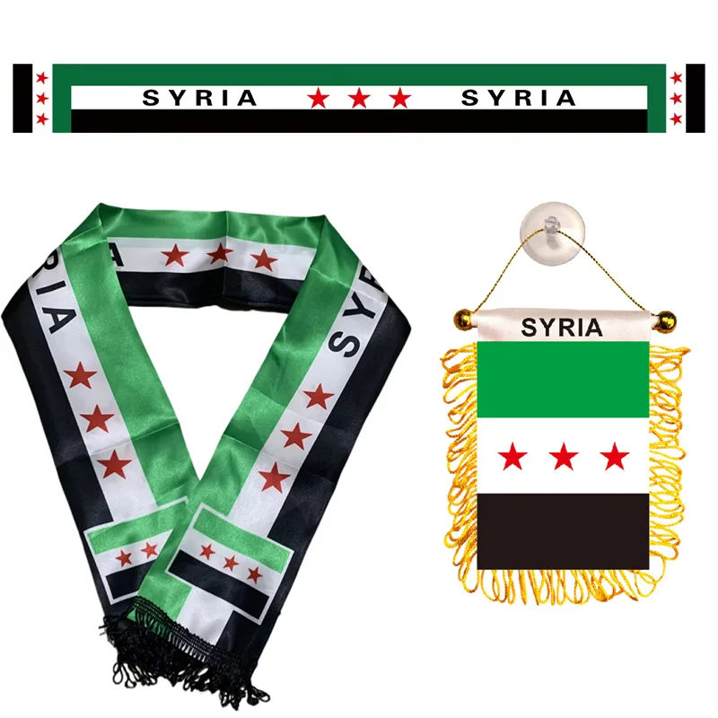 Syria Scarf 14*135cm Double Sided Tassel The Syrian Arab Republic ...