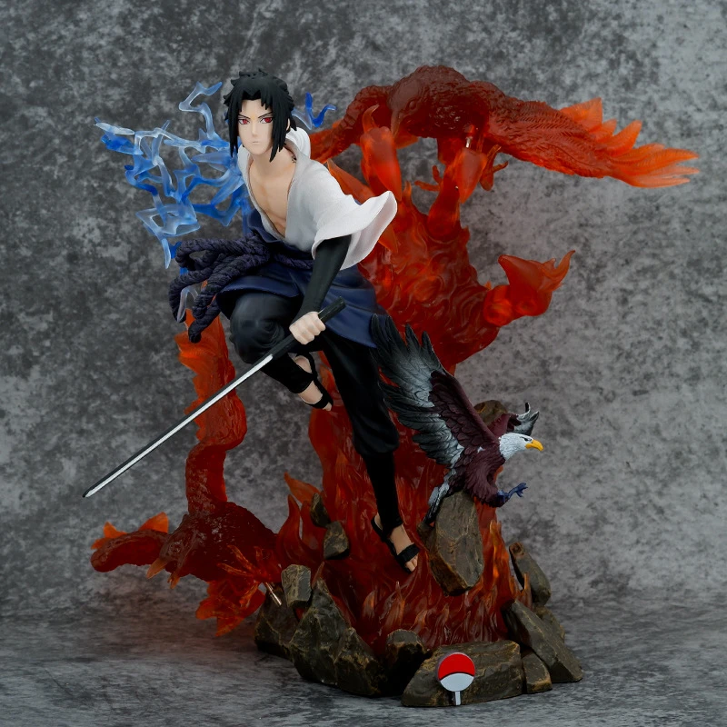Bandai Naruto Anime Figure Uchiha Sasuke Thunderbird Special Effects ...