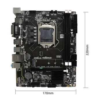 B85 Motherboard HN_B85_V1.5 LGA 1150 Core i3 i5 i7 E3 DDR3 M.2 SATA ...