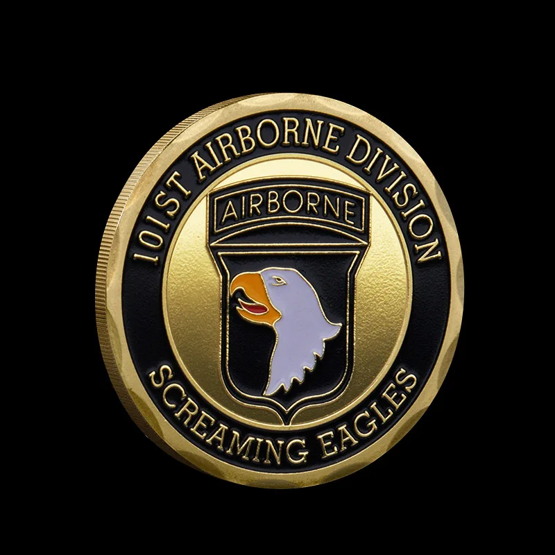 101st Airborne Coin | Gold Plated Army | Challenge Coins | 101st ...