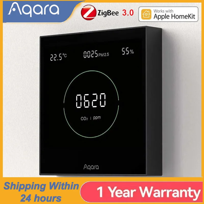 Aqara Air Quality Monitor Panel S1 Omni Directional Air CO2 PM2.5 ...