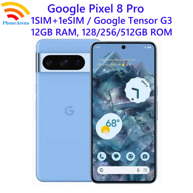 Google Pixel 8 Pro 8Pro 5G 12GB RAM 128/256/512GB ROM 6.7" LTPO OLED ...