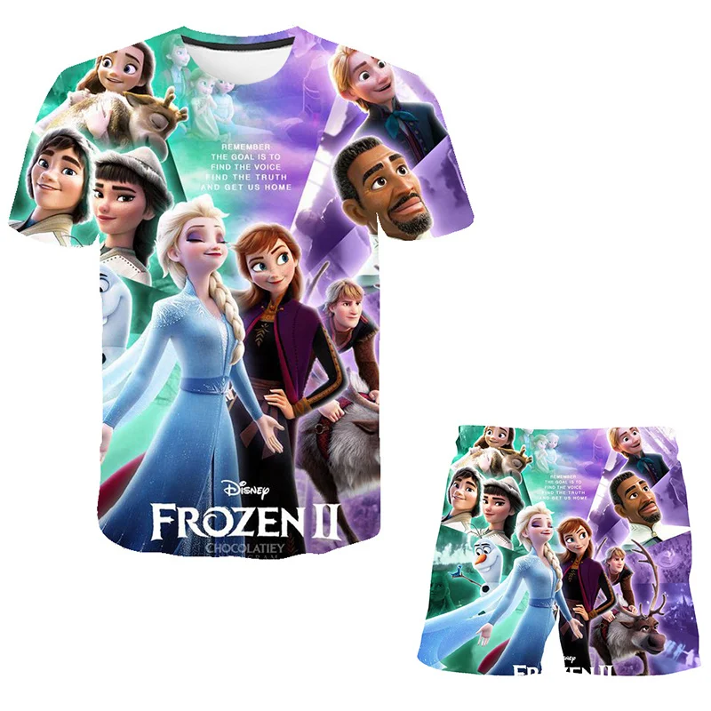 Baby Disney Frozen Clothes Summer Boys Clothing Sets Fashion Cartoon T ...