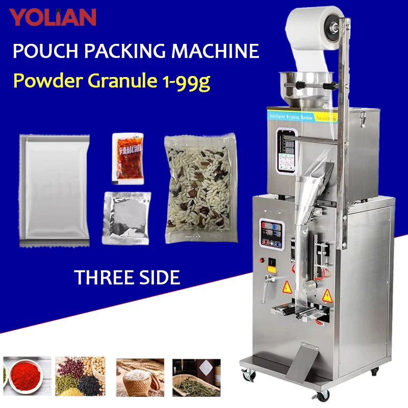 FZL-100 3 Side Bag Powder Granule Weighing and Sachet Packing Machine ...