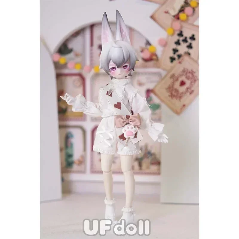 Figura original de la serie Mini Tea de Ufdoll, caja ciega, muñeca Bjd móvil, serie de ...