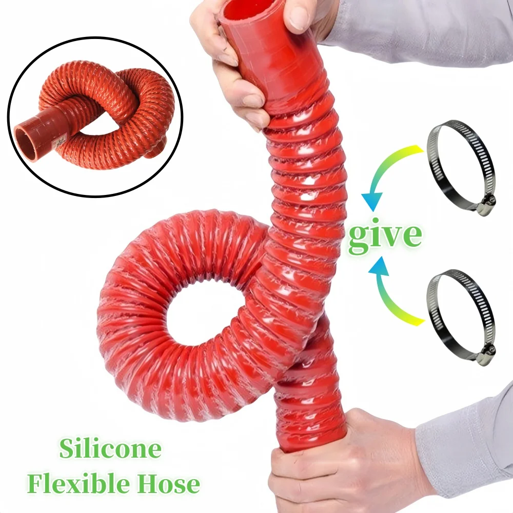 ID30-100mm-Universal-Car-Silicone-Flexible-Hose-Intercooler-Hose-Water ...