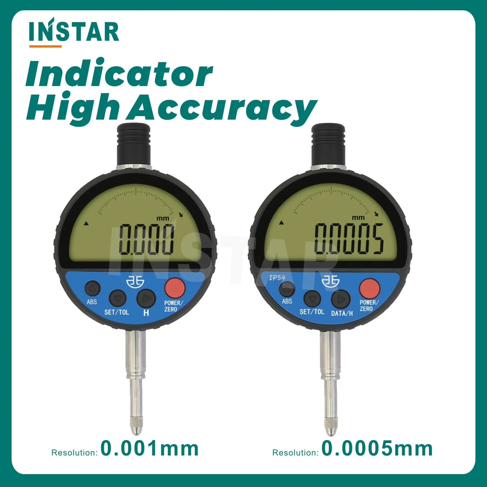 Hochpräzise digitale Messuhr 0–12,7 mm 0,001 mm 0,0005 mm Mikrometer ...