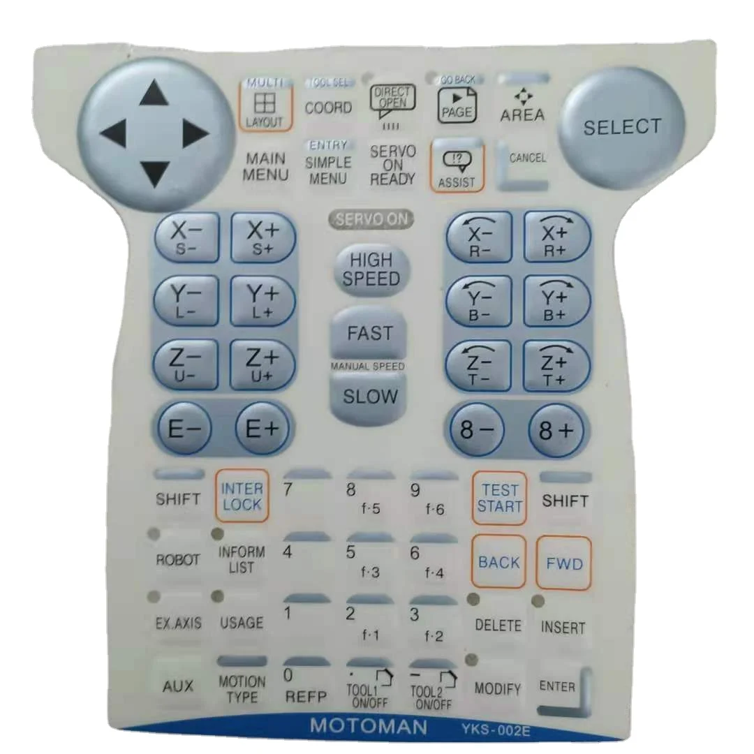 Yaskawa Teach Pendant JZRCR-YPP01-1 DX100 YKS-002E Button Film Control ...