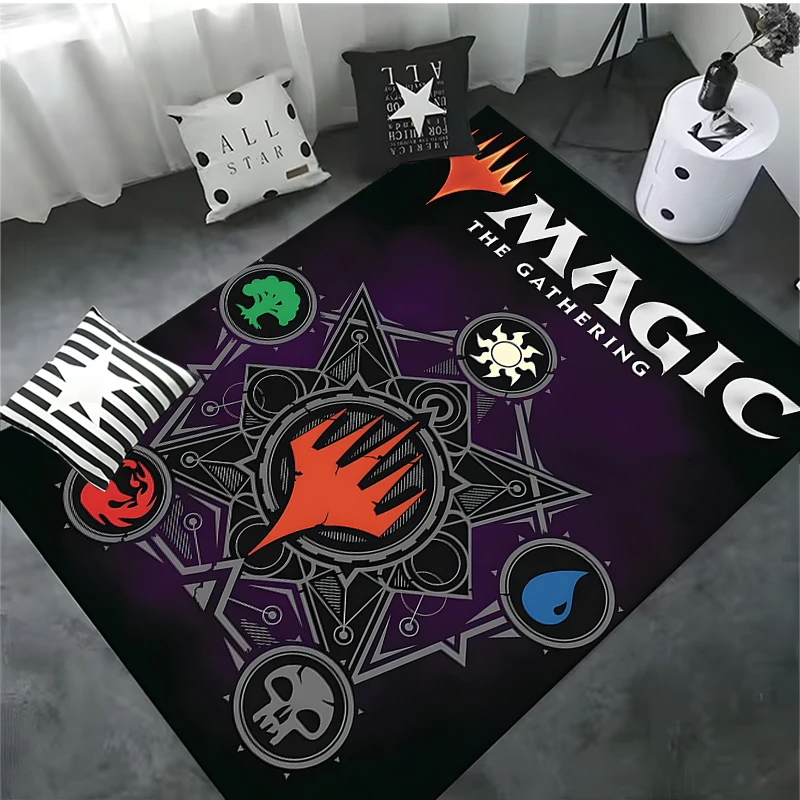 15-Size-Gamer-M-Magic-The-Gathering-Pattern-Rug-Carpet-for-Living-Room ...