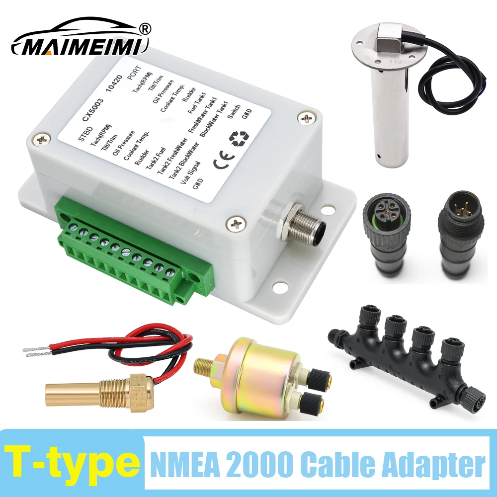 NMEA 2000 Multifunction Converter Dual/Single Channel Up to 18 sensors ...