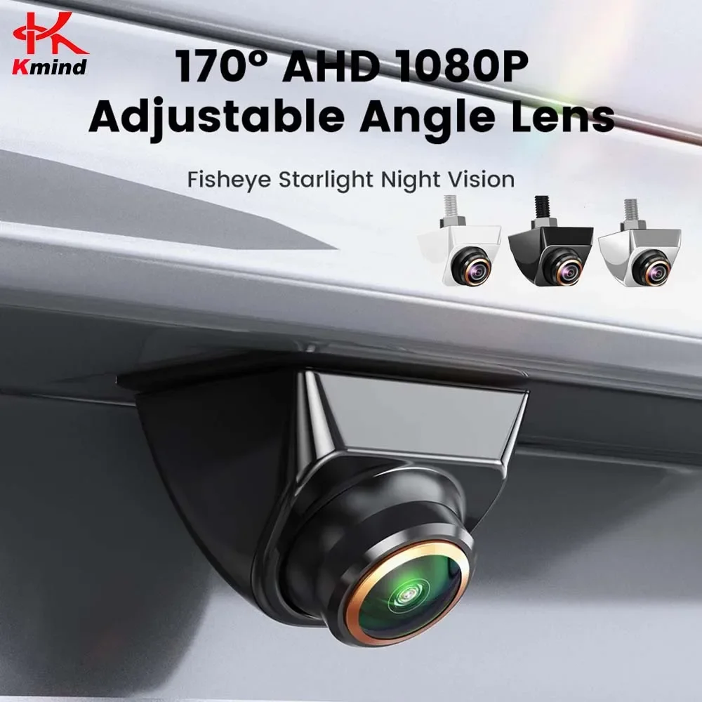 KMIND-Car-Rear-View-Reverse-Camera-AHD-1080P-720P-170-4-pin-Fisheye ...