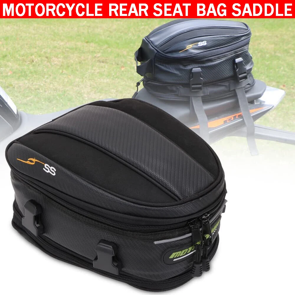 Universal-Motorcycle-Tail-Bag-Black-Motorbike-Waterproof-Luggage-Bag ...