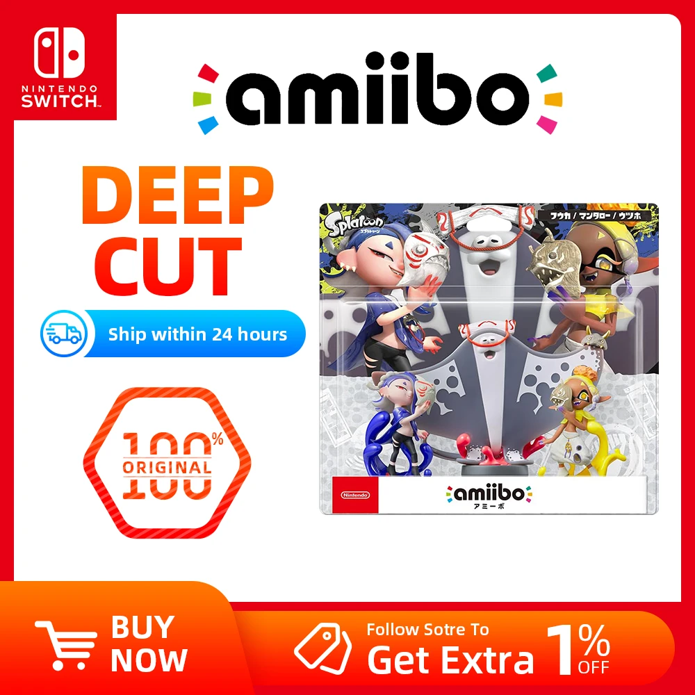 Nintendo-Amiibo-Figure-splatoon-3-Series-Deep-Cut-Shiver-Big-Man-Frye-for-Nintendo-Switch ...