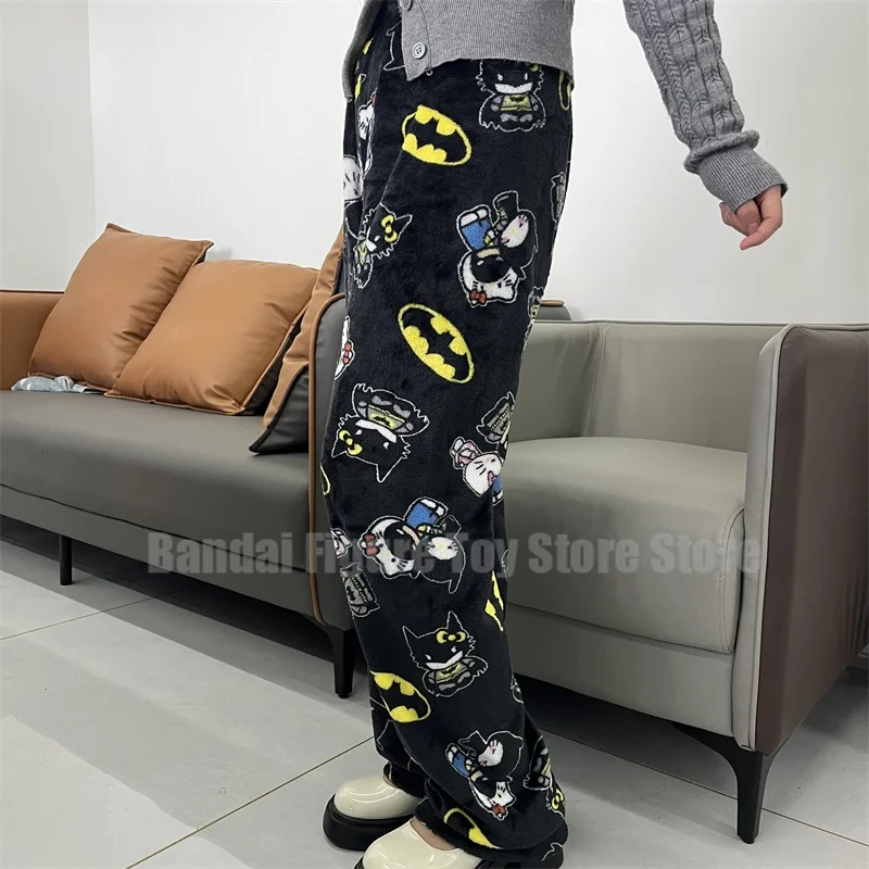 Sanrio-Y2k-Hellokitty-Batman-Pajama-Autumn-Pants-Cartoon-Hip-Hop-Ladies ...