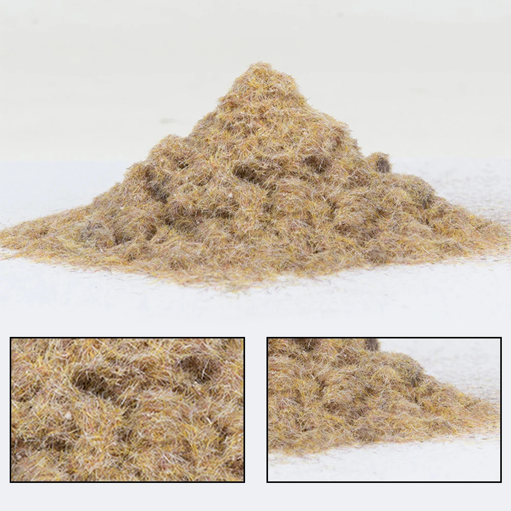 30g Miniature Scene Model Materia Turf Flock Lawn Nylon Grass Powder ...
