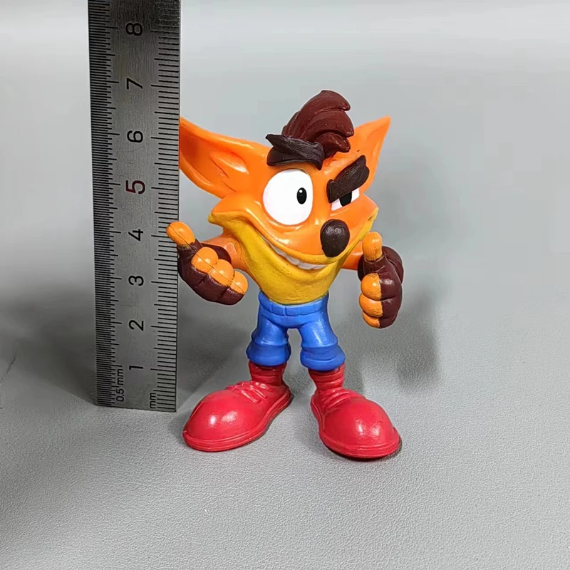 Figura de acción de Crash Fox, modelo Bandicoot de PVC de 6-7 cm para ...